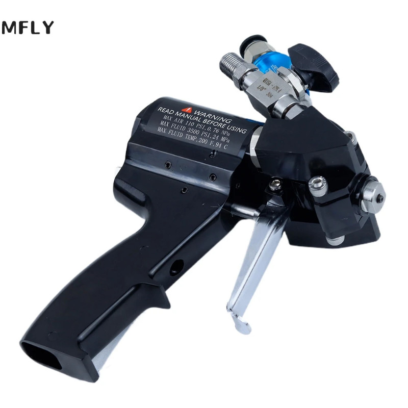 Polyurethane Foam Spray Gun P2 Air Purge PU Foaming Injection AB Two ...