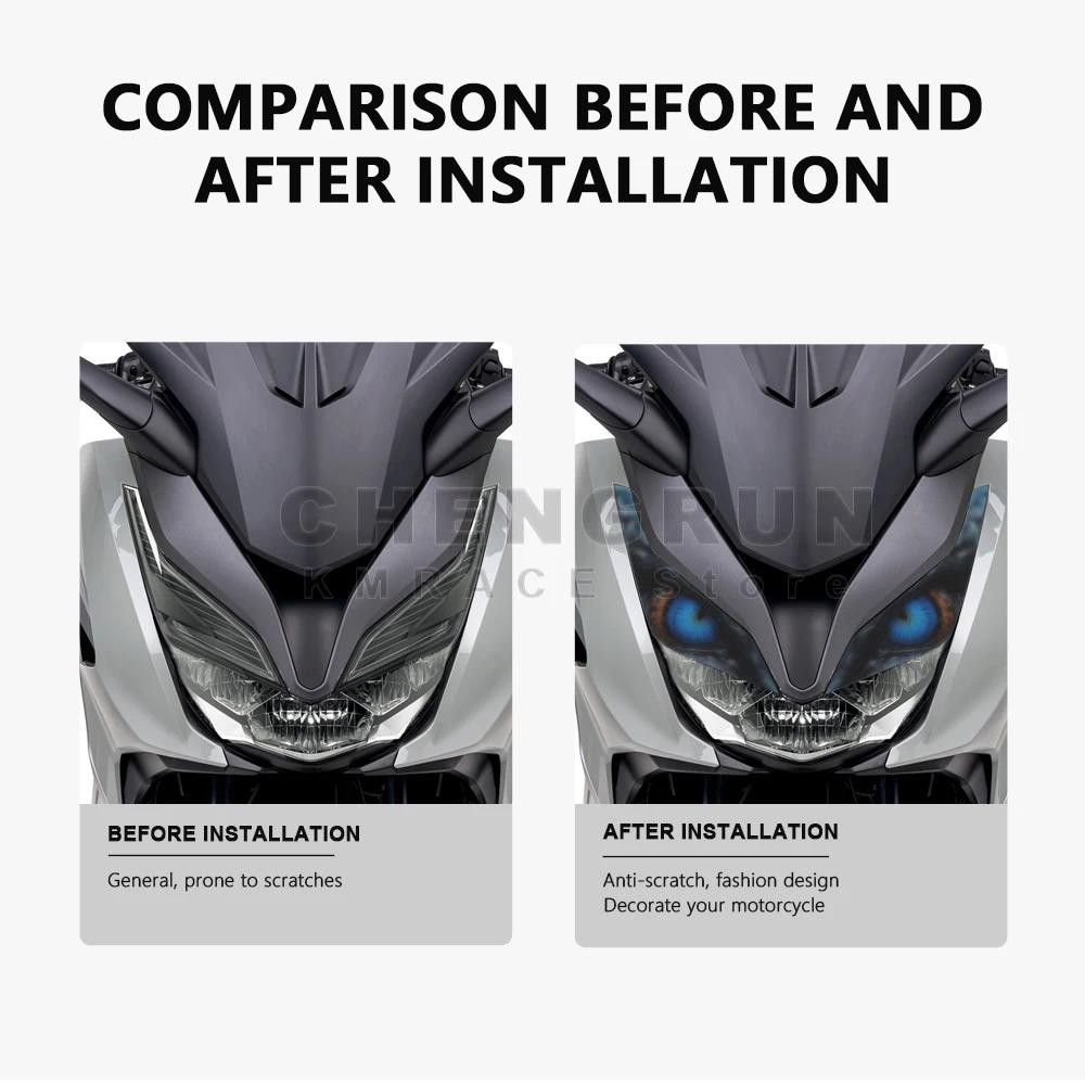 Headlight Sticker Waterproof Motorcycle Decals for Honda Forza 350 ...