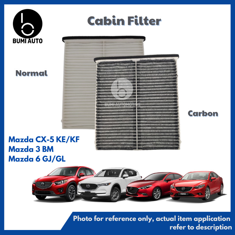 MAZDA CX-5 KE/KF / MAZDA 3 BM BN / MAZDA 6 GJ Carbon / Normal Penapis ...