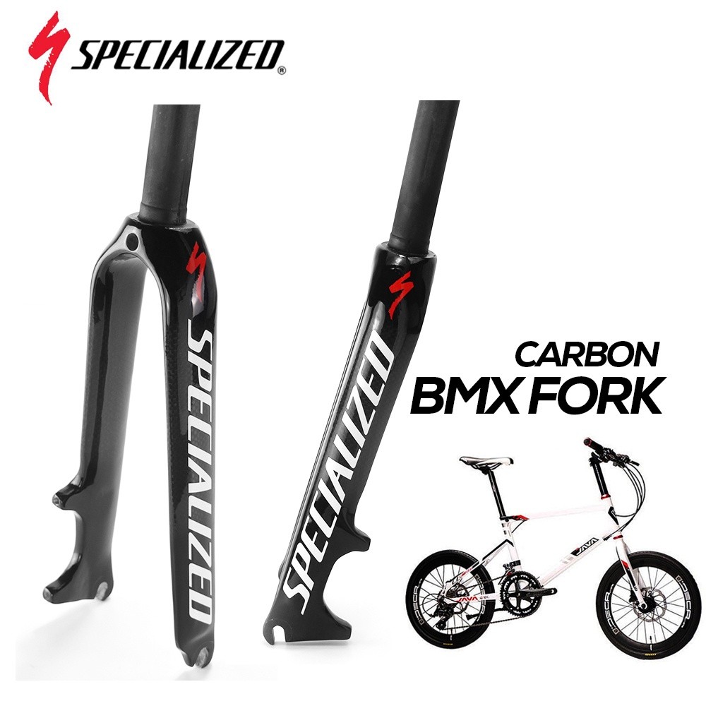 in stock SPECIALIZED S-works 3K Carbon Fiber Folding Bike BMX Fork 20 ...