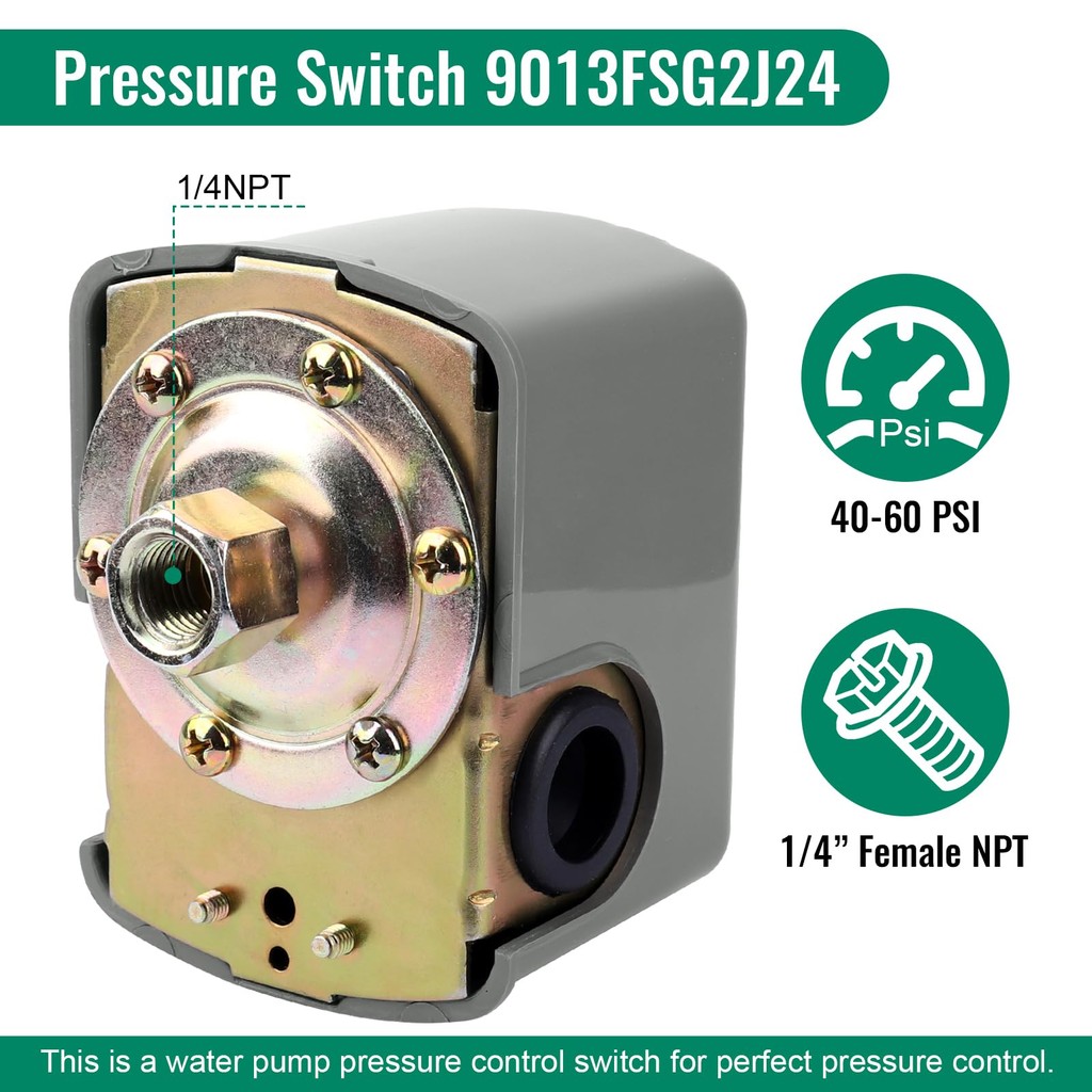 Water Pump Pressure Switch U.S Square D Pressure Switch 9013 FSG-2 For Water Pump | Shopee Malaysia
