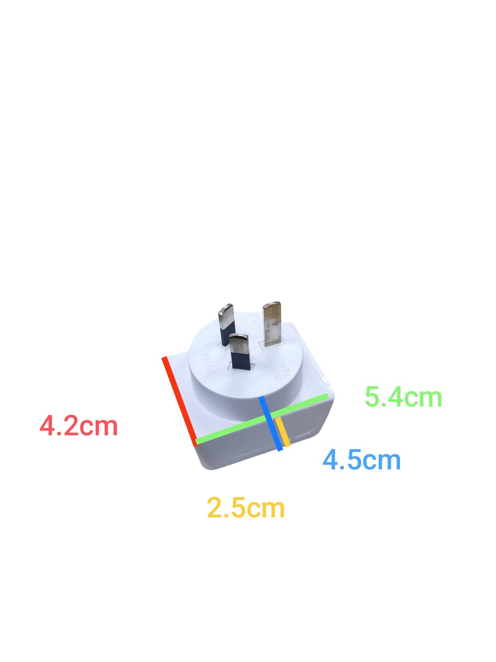 Flat Pin with Ground Adaptor to Type I , Type B to Type I 10A 220V ...