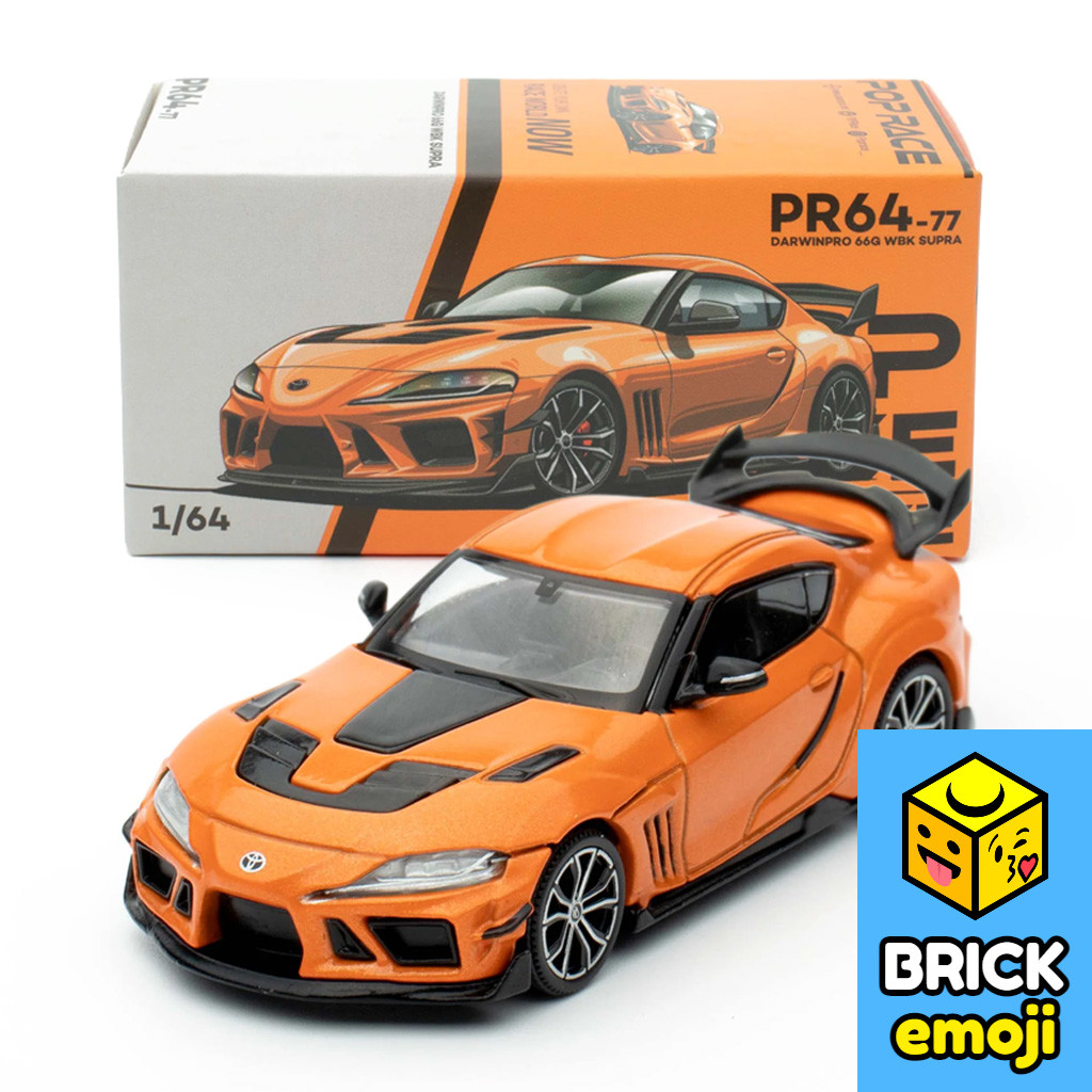 Pop Race PR64-77 Toyota Supra GR DarwinPro 66G WBK 1/64 | Shopee Malaysia