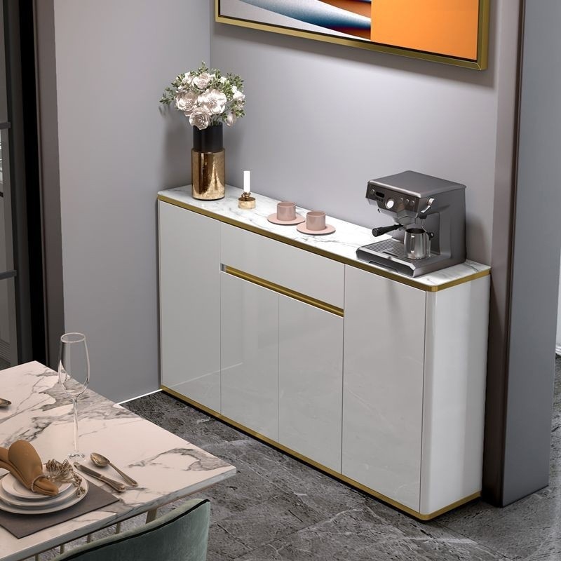 lsya Sideboard lsya Ultra-Thin Kitchen Light Rock Slab Countertop Side ...