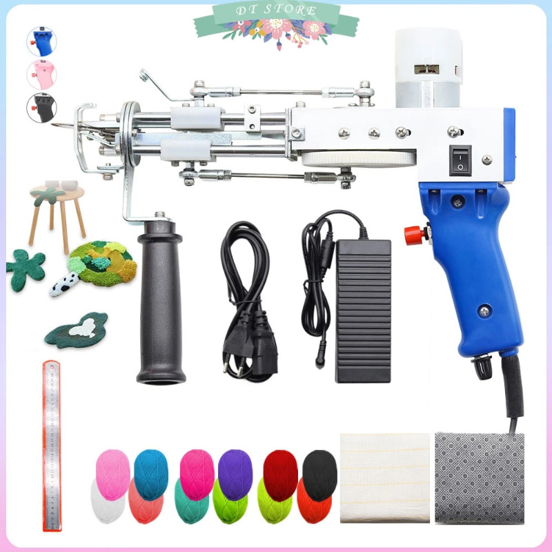 Tufting Gun 2 IN 1 Electric Carpet Tufting Gun Can Do Both Cut Pile and ...