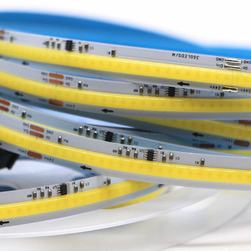 10M 5M COB LED Strip Light Flexible Ws2811 IC 24V Pixel Addressable ...