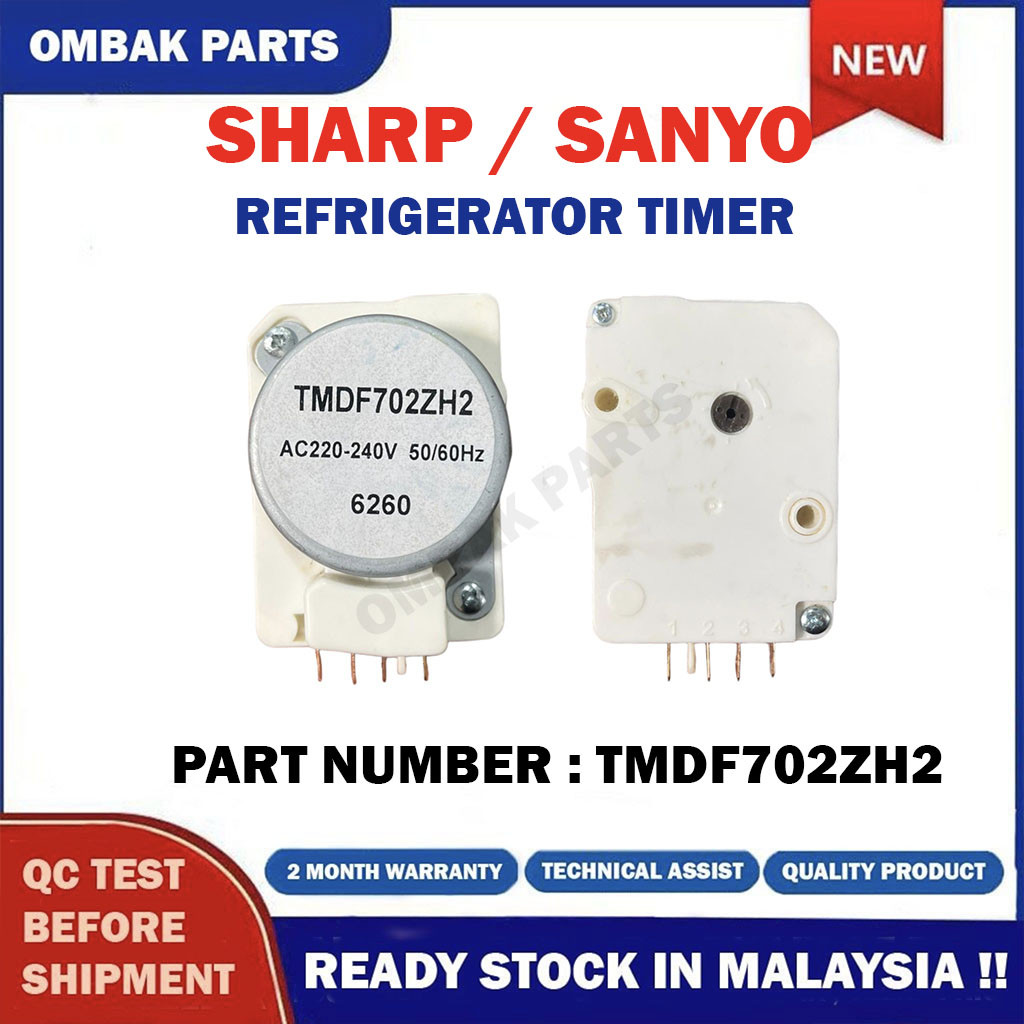 SHARP / SANYO TMDF702ZH2 REFRIGERATOR DEFROST TIMER FRIDGE PETI AIS ...