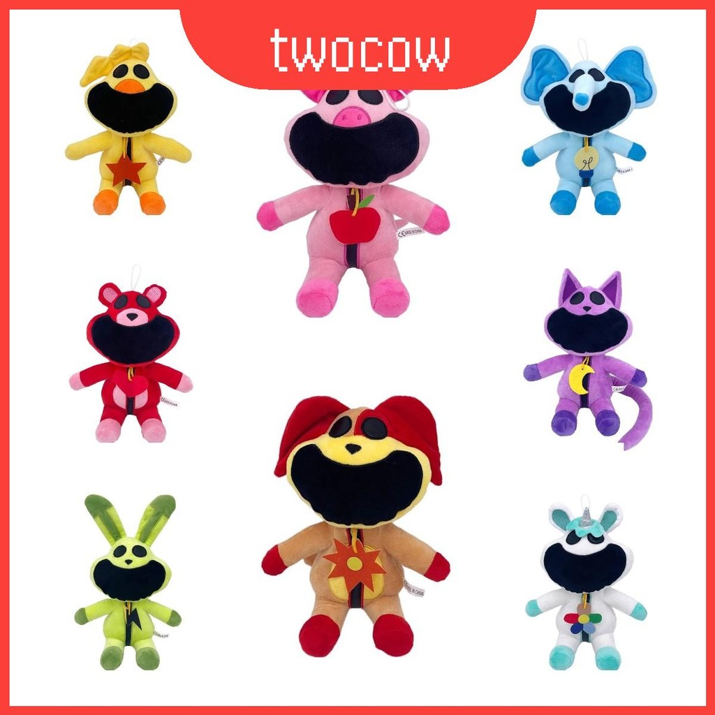Rabbit Critters Smiling Plush Toy Adorable Cartoon Style 30cm ...