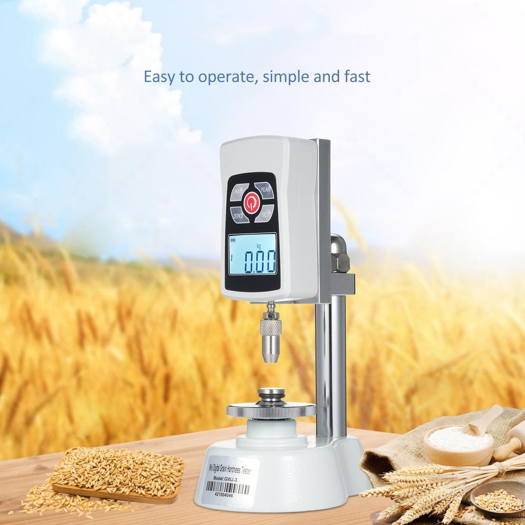 Digital Hardness Tester Meter Mini Grain Durometer Seed Fodder Paddy ...