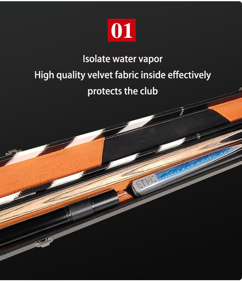 Billiard Cue Box Billiard Cue Bag Soft Bag Professional Snooker Double ...