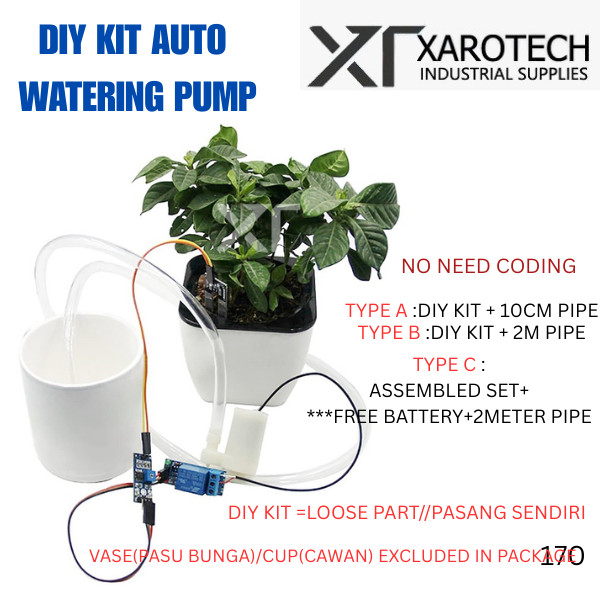 DIY Automatic Irrigation Module Kit System Soil Moisture Sensor ...