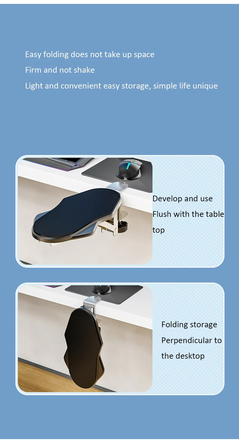 【Metal Material 】90° Folding & 180° Rotating Adjustable Ergonomic ...