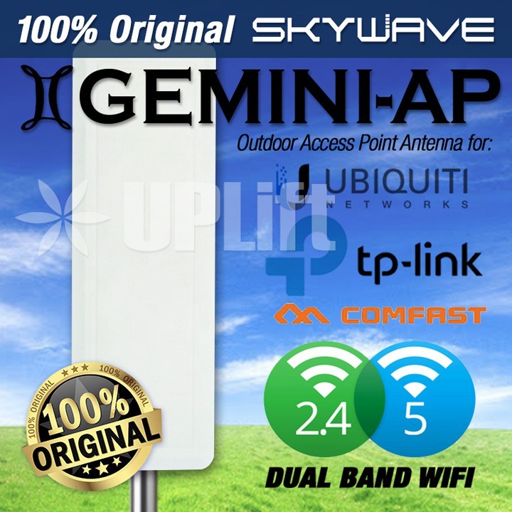 in stock SkyWave Gemini-AP Access Point Antenna Dual Band 2.4/5Ghz ...