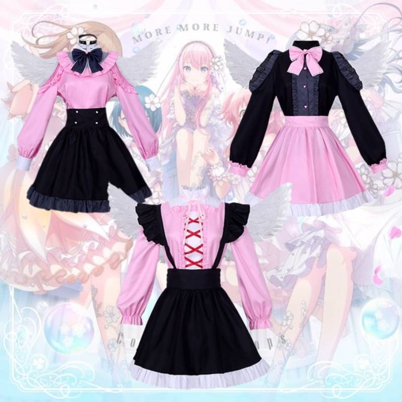 Anime Adorable Spring Costume Set Featuring Hatsune Miku Hanari Saki ...