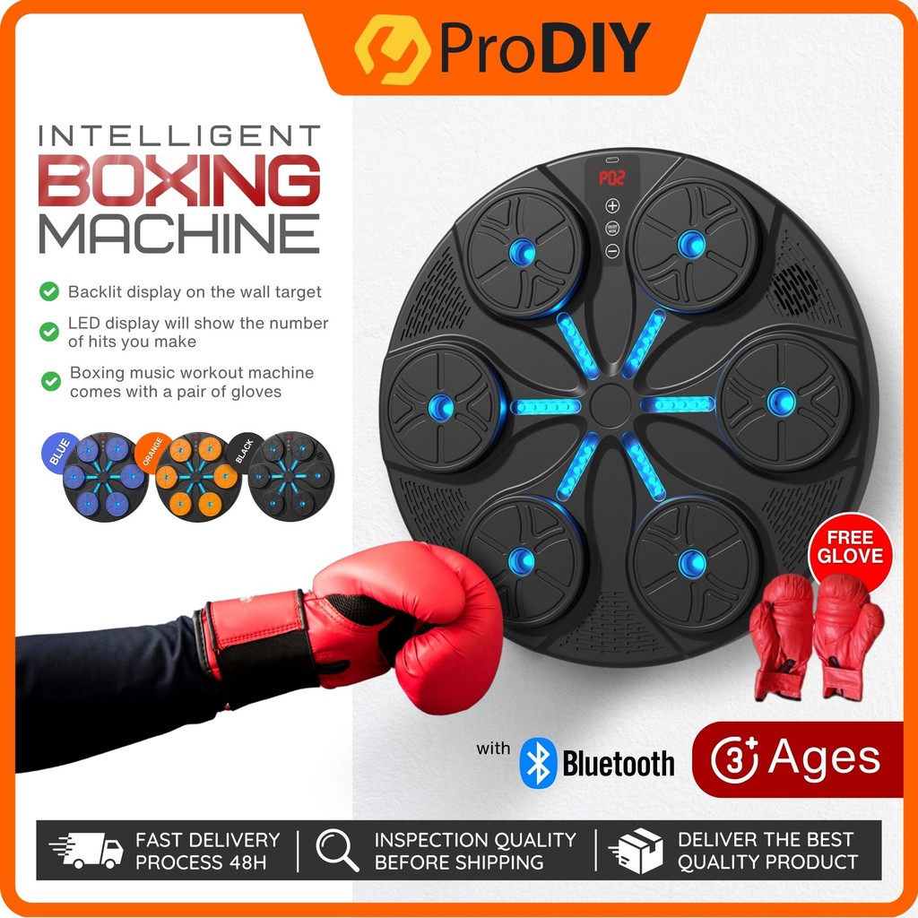 Boxing Punching Machine Punch Smart Musical Machine Bluetooth FREE ...