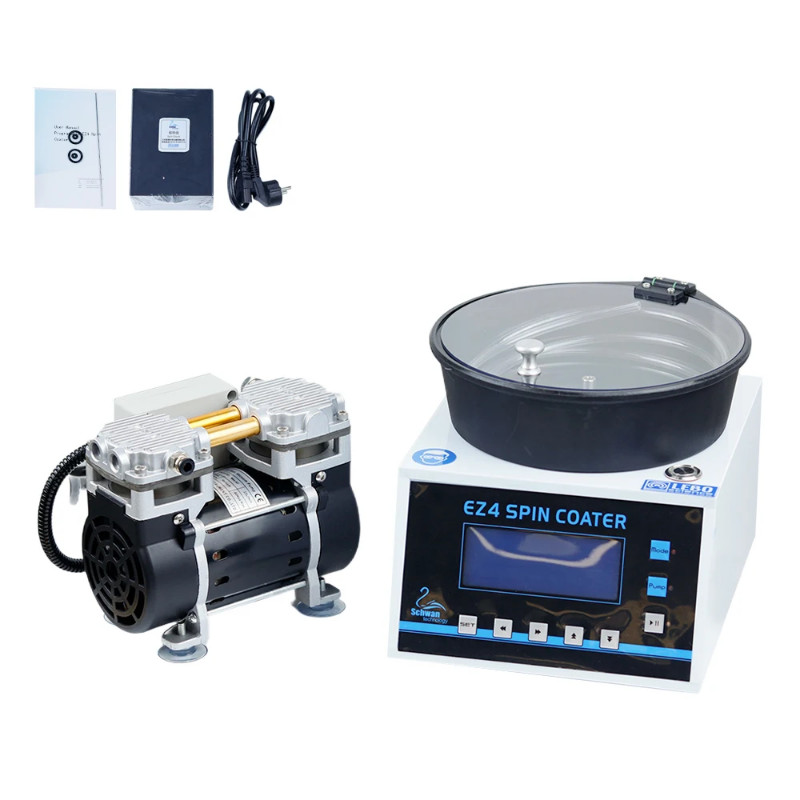 Laboratory Compact Spin Coater / Spin Processor EZ4 + Oil-free vacuum ...