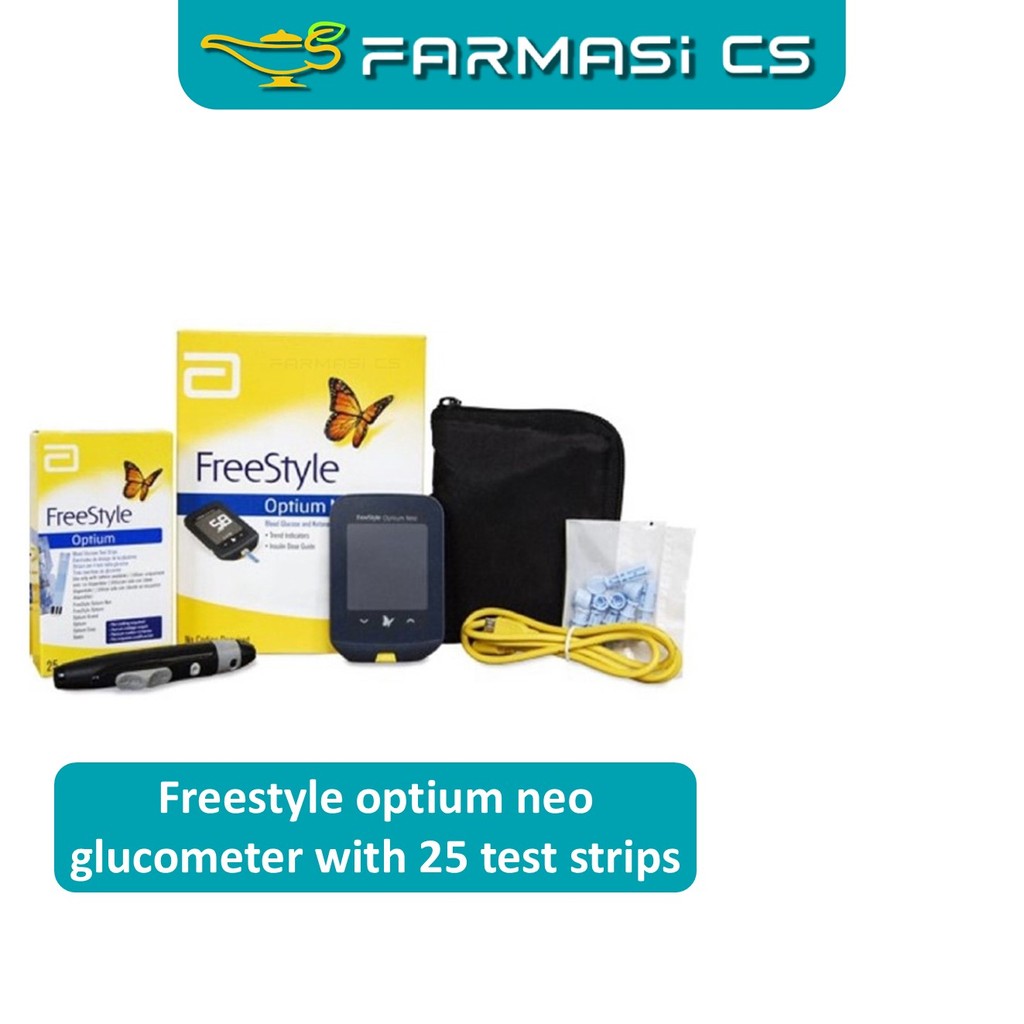 PROMO Abbott FreeStyle Optium Neo Glucometer with 25 test strips ...