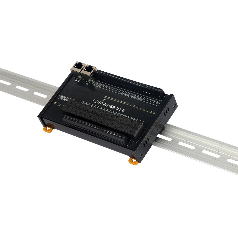 EtherCAT Distributed remote IO module switch input acquisition industrial Ethernet communication ...