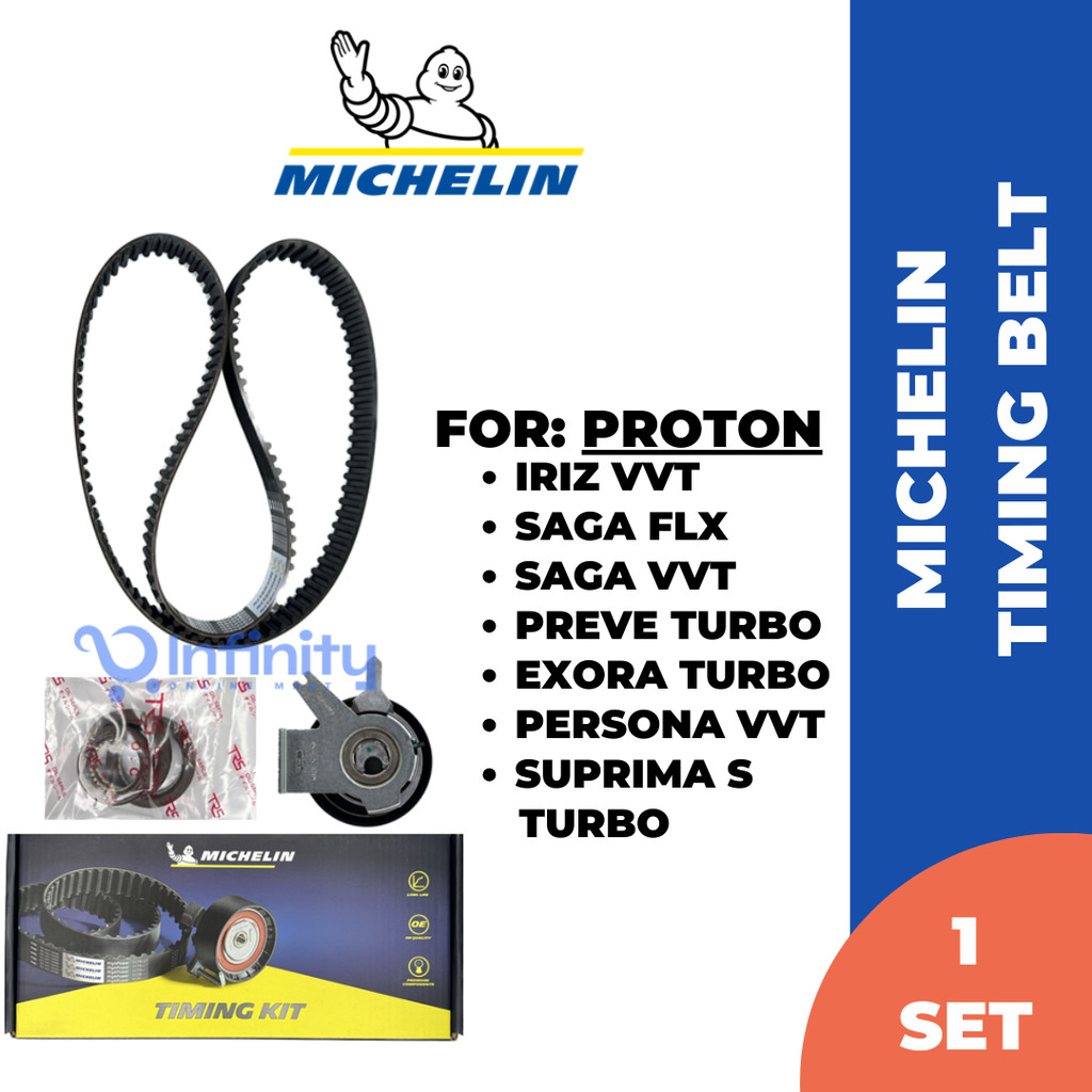MICHELIN Timing Belt Set Proton Saga Flx/ Iriz/ Exora Bolt/ Preve ...