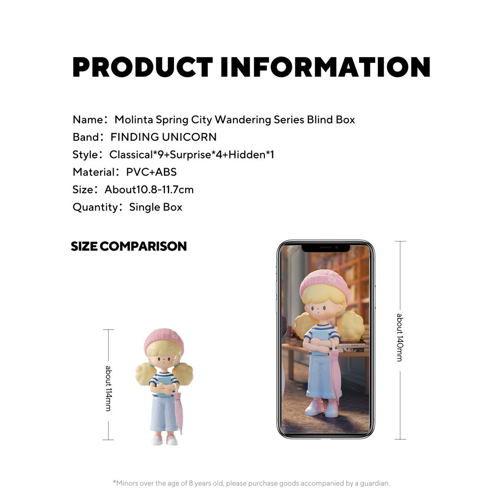 FINDING UNICORN x Molinta Spring City Wandering Series Blind Box (10 ...