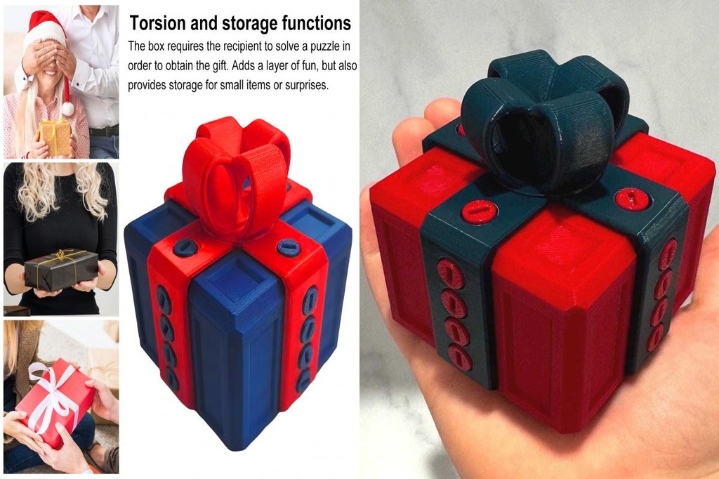 ☞BP Storage Container with Twist Feature Tricky Prank Gift Box with ...