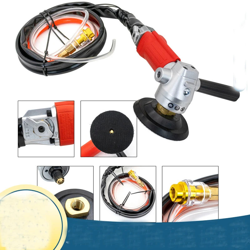 Pneumatic Polisher Air Wet Polishing Machine Rear Exhaust for Marble ...