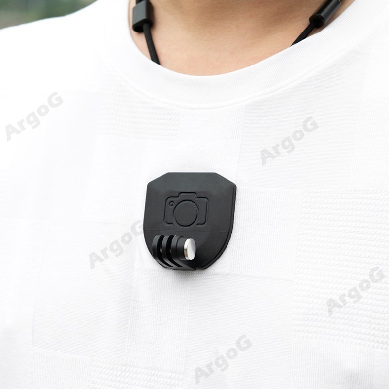 ArgoG Magnetic Chest Mount with Neck Lanyard 360° Magnet Body Mounts ...