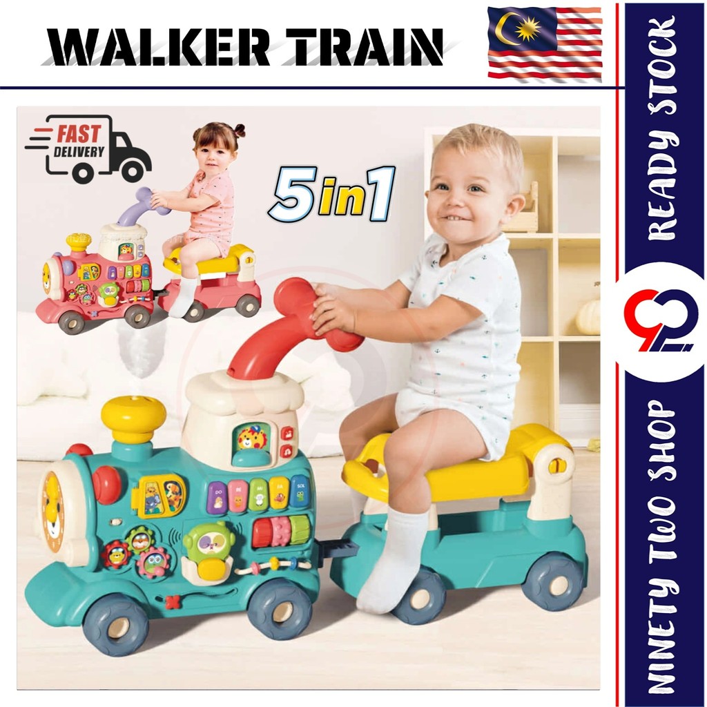5 in 1 Ultimate Alphabet Train Ride-on Toys Learning kids toy 1 2 3 ...