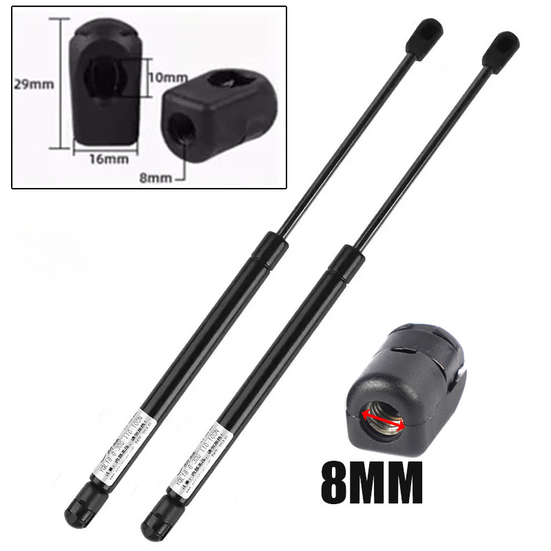 2pcs 300-600mm 300-1200N Car Gas Struts Bonnet Hood Trunk Tailgate ...