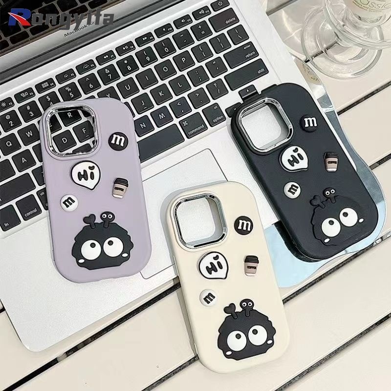 3D Coffee Briquette Case For Vivo V40 Pro V25 Pro Y7s iQOO Z9 Turbo Z7 ...