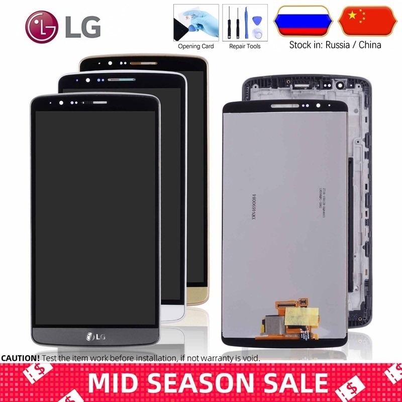 in stock NEW LCD For LG G3 LCD Display Touch Screen Digitizer For LG G3 ...