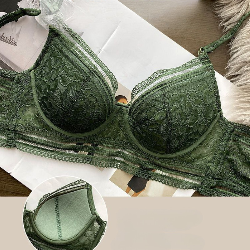 U-shaped Big Halter Back Beautiful Back Bra Underwear Women Thin Sexy ...