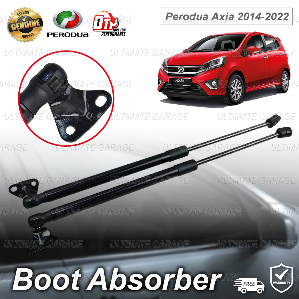 Perodua Axia All Model Rear Bonnet Damper Boot Absorber Gas Spring Set ...