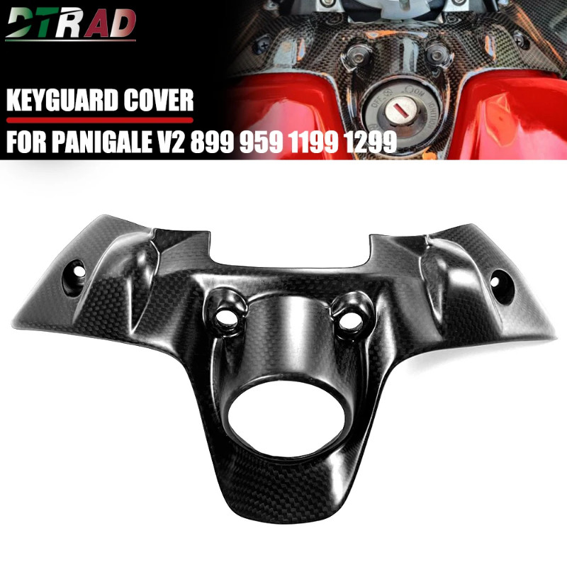 For DUCATI Panigale V2 899 959 1199 1299 Carbon Fiber Front Switch Key ...