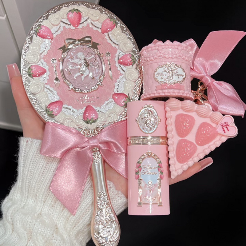 FLOWER KNOWS Handheld Mirror Available In Pink Strawberry Cupid Series ...