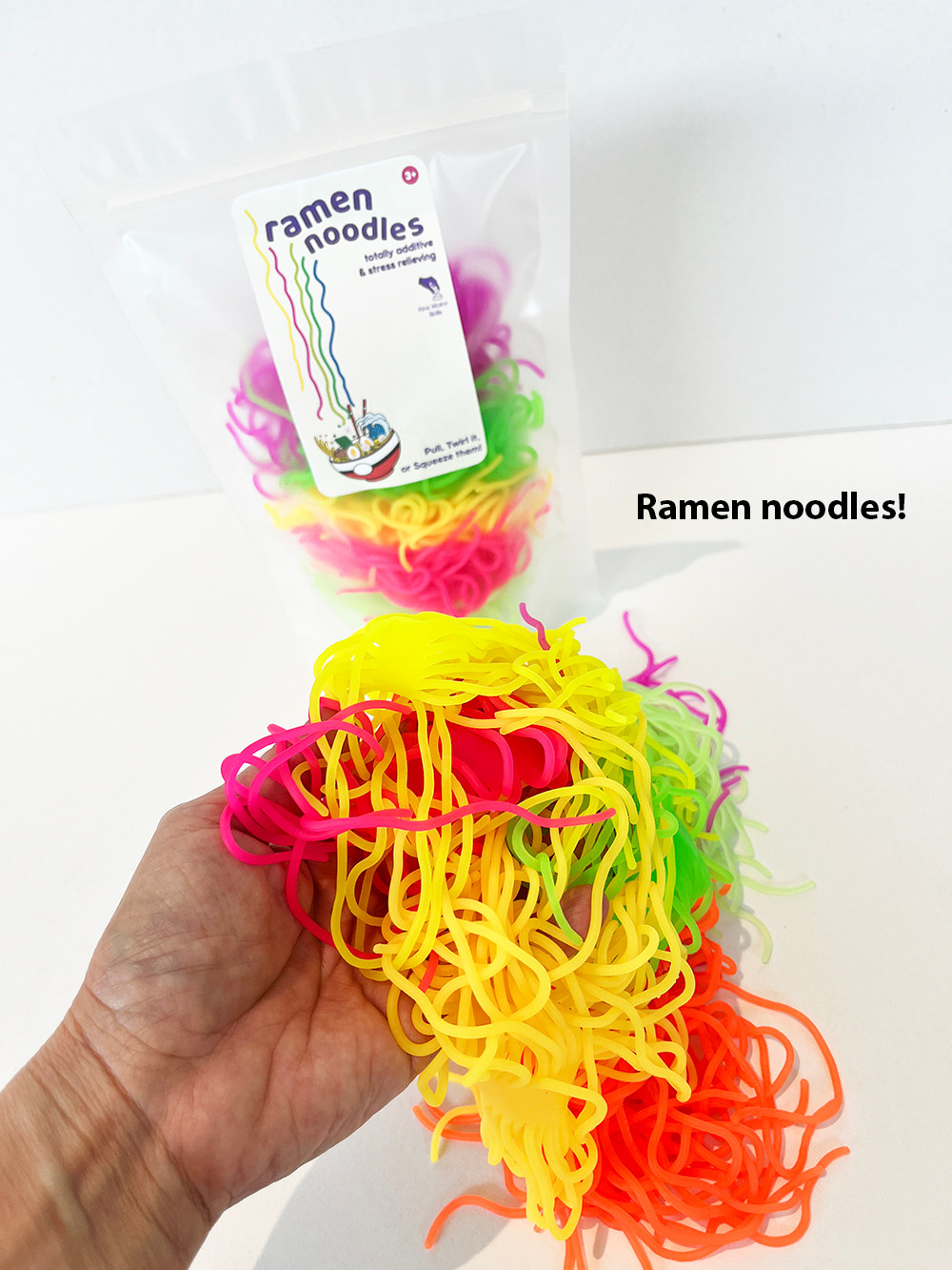 Ramen Noodles Toys for sensory play and fine motor skills stress ...
