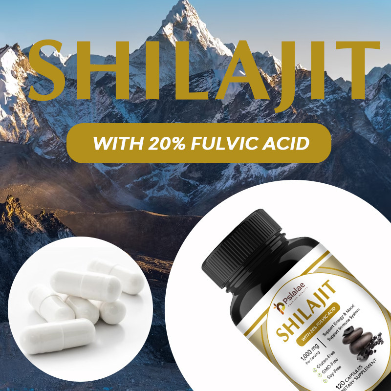 Pslalae SHILAJIT - Brain Supplement - Highly Absorbable - Soothes Mood ...