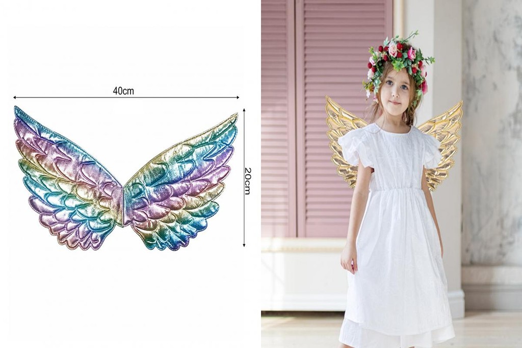 [WX] Angel Wings Costume Accessory Angel Wings Dress-up Garment ...