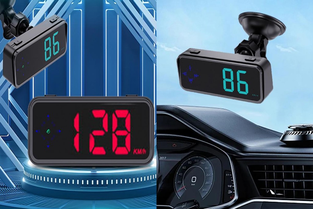 Clear Information Display Speedometer Multi-color Led Speedometer ...