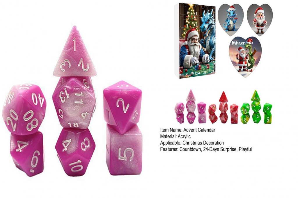 FH* Advent Calendar for Kids Children Dice Advent Calendar 2024 Dnd ...
