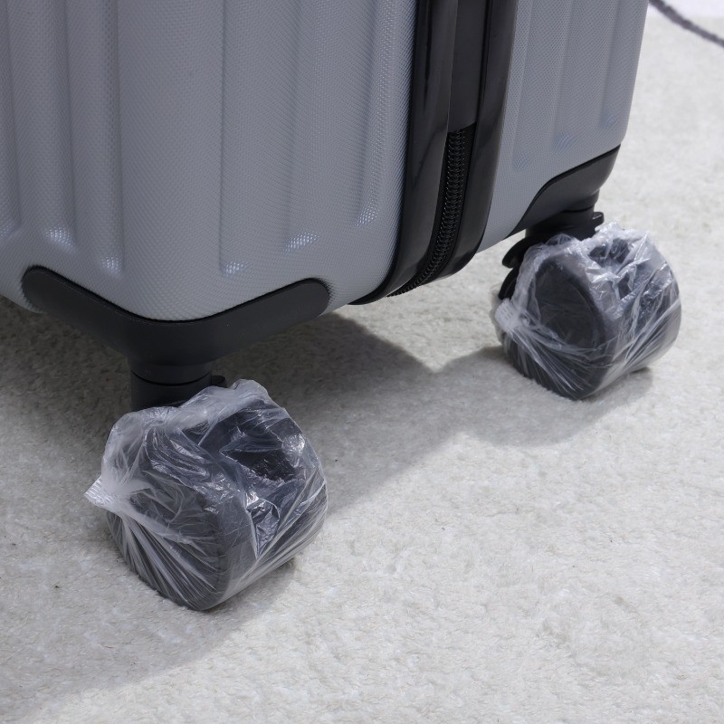 Disposable Luggage Wheel Protection Cover - Universal Wheel Elastic ...