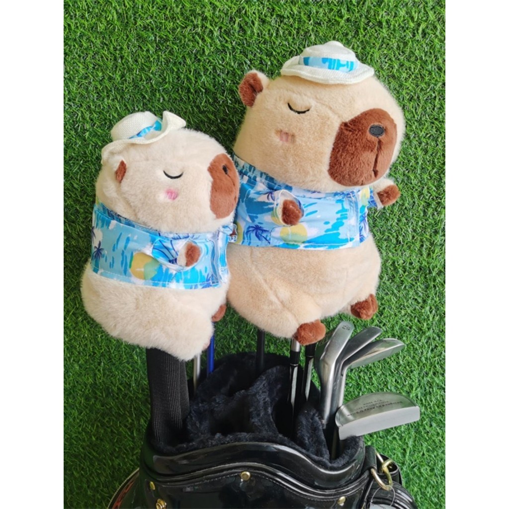 Kapibara Golf Club Cover Driver Cap Cover Club Head Cover Capybara ...