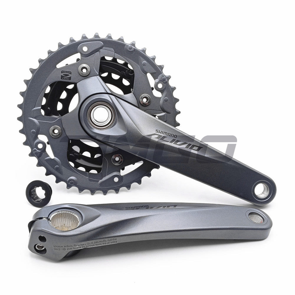 Shimano Alivio M4000 MTB Bike 3×9 Speed Groupset FC-M4050 Hollowtec Crankset BB-MT500 Bottom ...