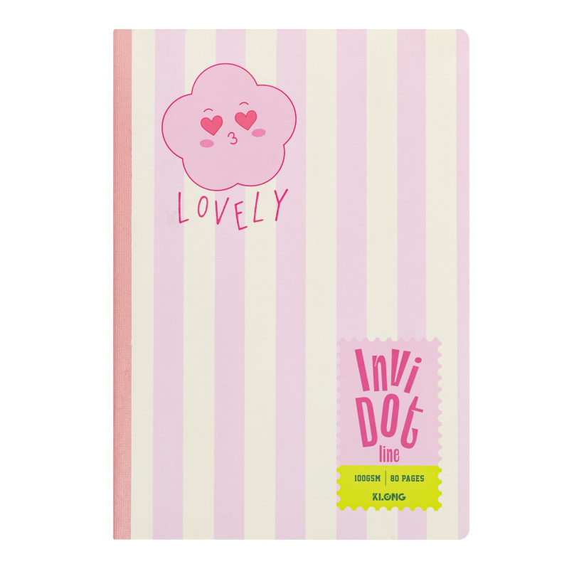 KLONG B5 InviDot Line Emotions Notebook MS 201 Sewing Notebook with 80 ...