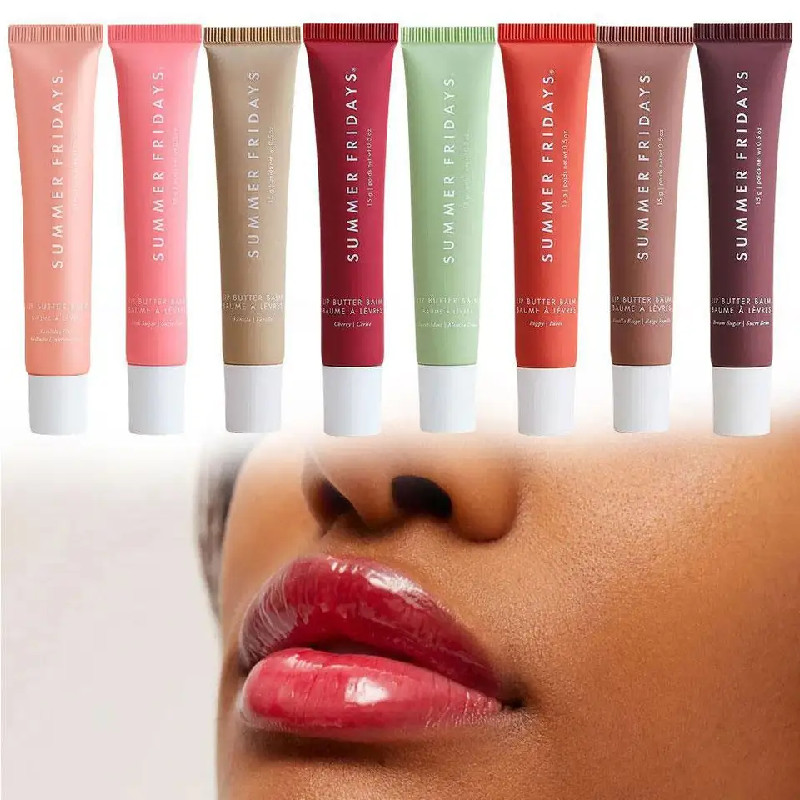 Summer Fridays Vanilla Beige Lip Balm Mini Lip Gloss Moisturizing ...
