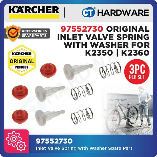Karcher 97552730 Inlet Valve Spring with Washer Spare Part Suitable for ...