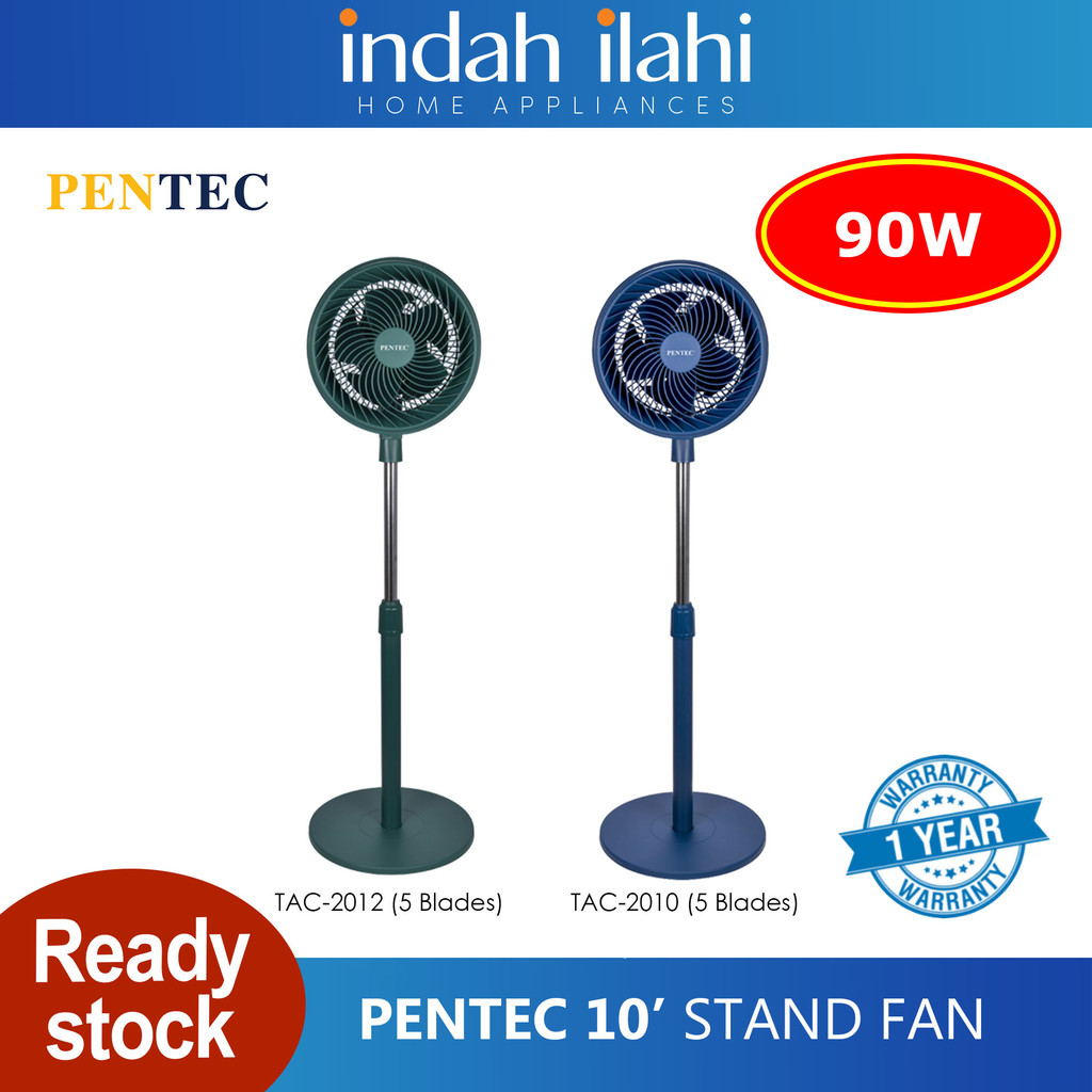 Pentec Stand Fan TAC-2010 (10") TAC-2012 (12") | Shopee Malaysia