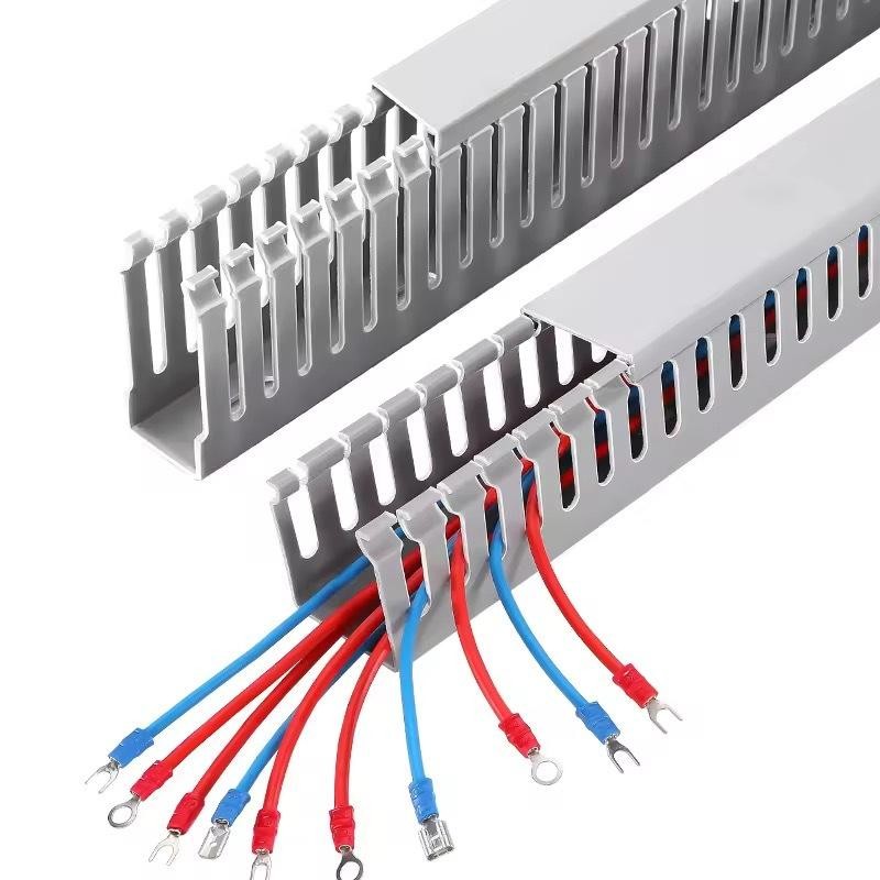 PVC Cable Tray Duct Slotted PVC Cable Trunking Wire Duct Cable ...