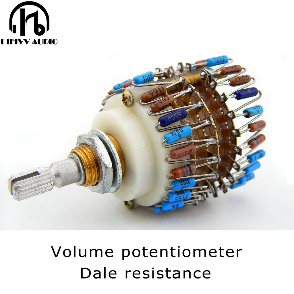 2.0CH Volume Potentiometer Switch With Dale Resistor For Audio ...