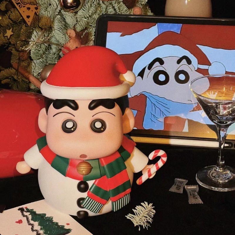 Anime Crayon Shin Chan Figure Christmas Cosplay Shin-chan Himawari Pvc ...